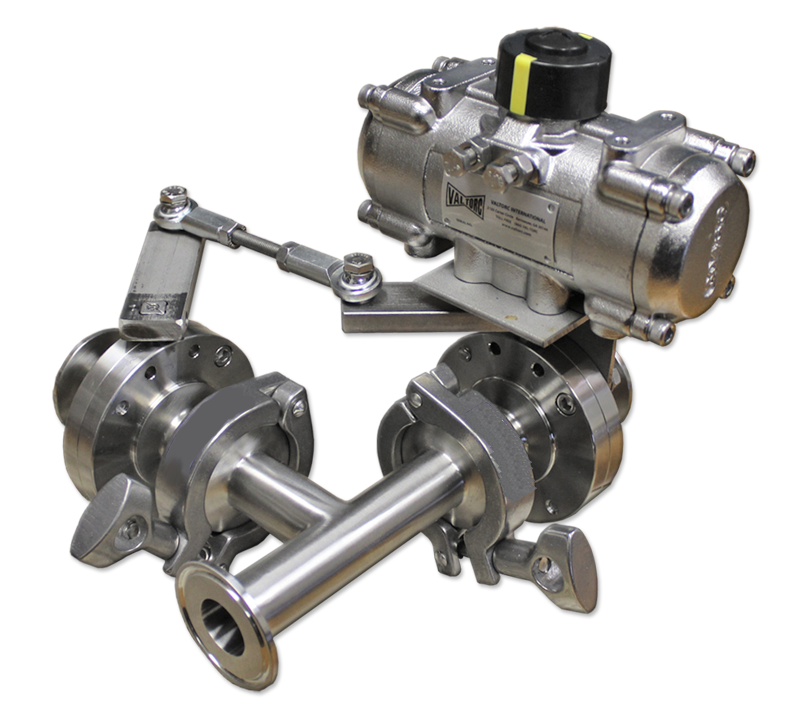 Sanitary 3-Way Stainless Steel Butterfly Valve - Valtorc International