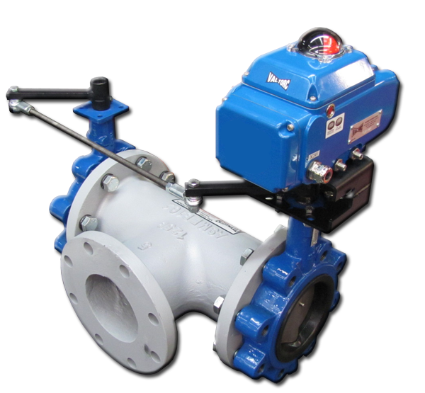 3-Way Butterfly Valve [Series 1800] - Valtorc International