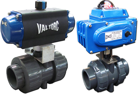 Actuated PVC Ball Valve - Valtorc International