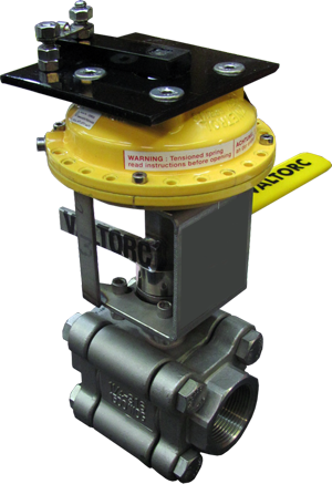 Threaded Fusible Link Ball Valve - Fire Safe - Valtorc International
